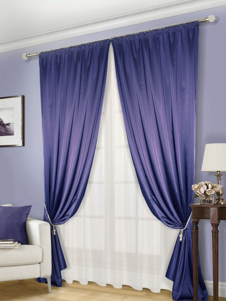 Cortinas azules: 50 fotos de interiores inspiradores en tonos azules