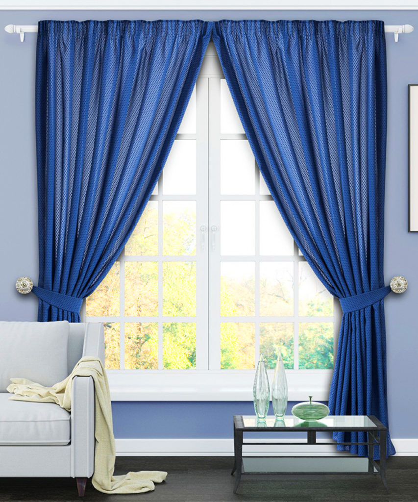 Cortinas azules: 50 fotos de interiores inspiradores en tonos azules